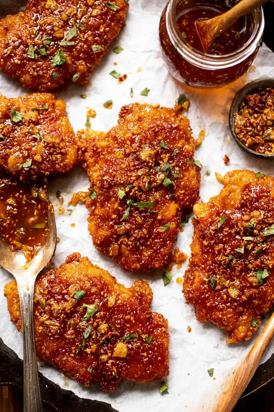 Hot Honey Chicken Recipe | Crispy Sweet & Spicy Dinner